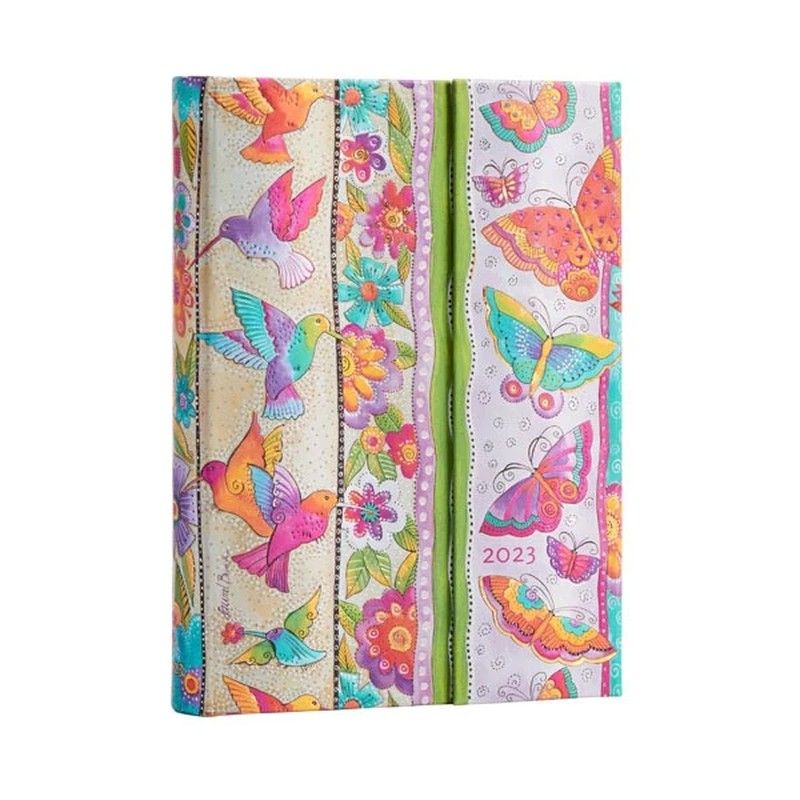 Agenda 2023 Mariposas y colibrís. Día página. Tamaño midi y ...
