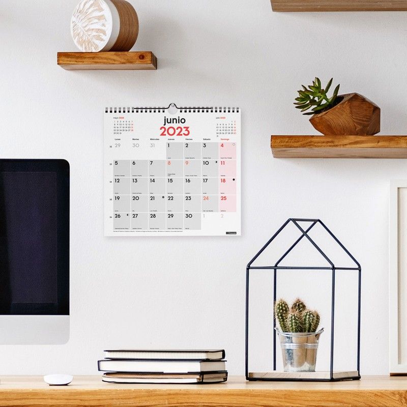 Calendario Finocam neutro para pared y escribir. Tamaño M. 2023 — Cartabon