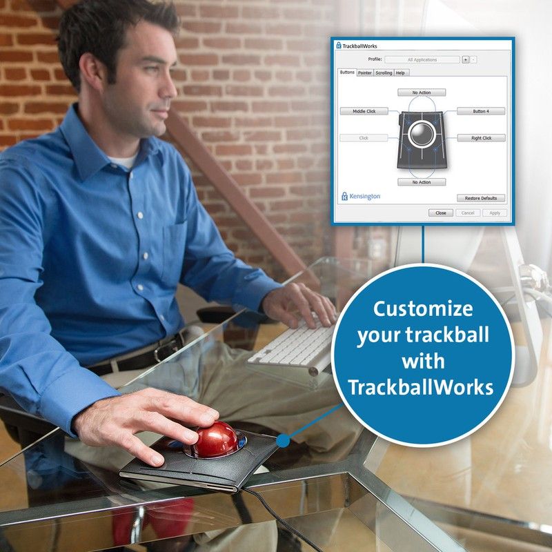 Kensington SlimBlade™ Trackball — Cartabon